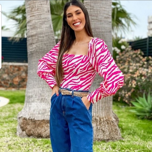 Zara | Tops | Zara Leopard Print Bodysuit | Poshmark